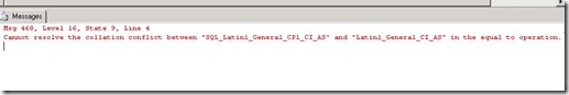 Collation Conflicts in a SQL Server Join | Voice of the DBA
