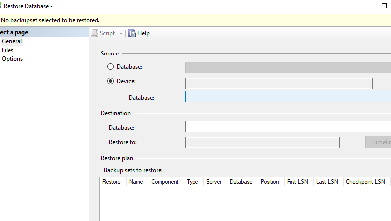Restoring a Striped Backup–#SQLNewBlogger | Voice of the DBA