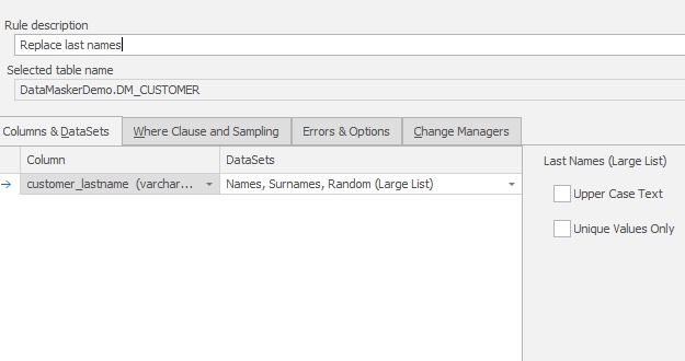 Randomizing Names with Data Masker | Voice of the DBA