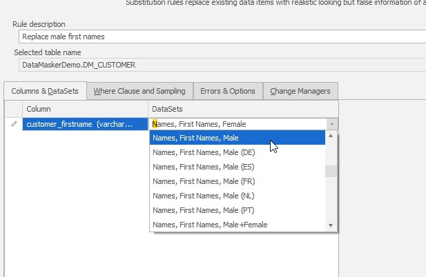 Randomizing Names with Data Masker | Voice of the DBA