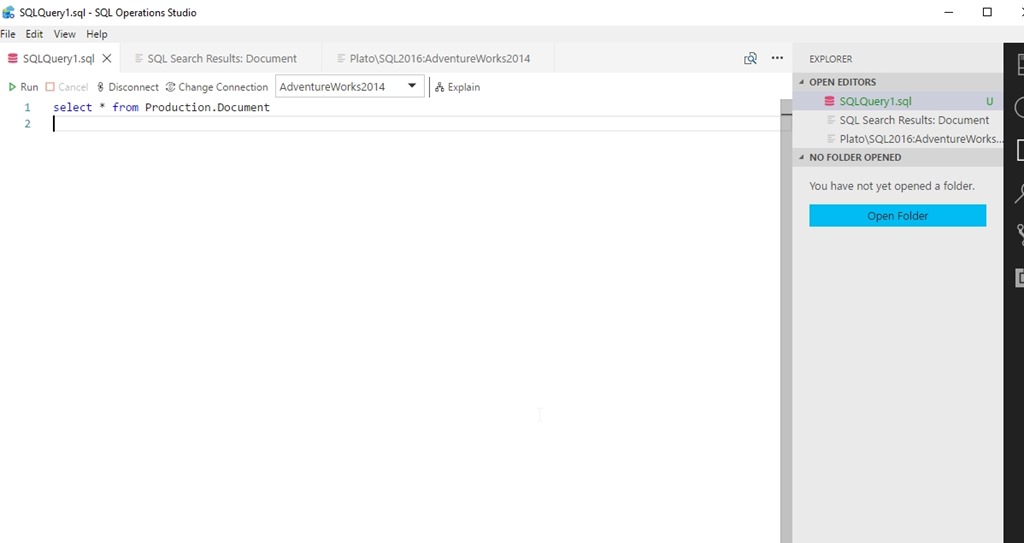 Flipping Sides in SQL Operations Studio | Voice of the DBA