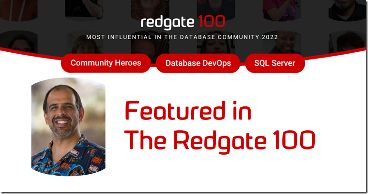 The Redgate 100 | Voice of the DBA