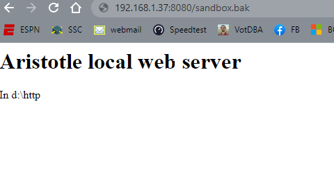 Setting up a Local http Server with Node | Voice of the DBA