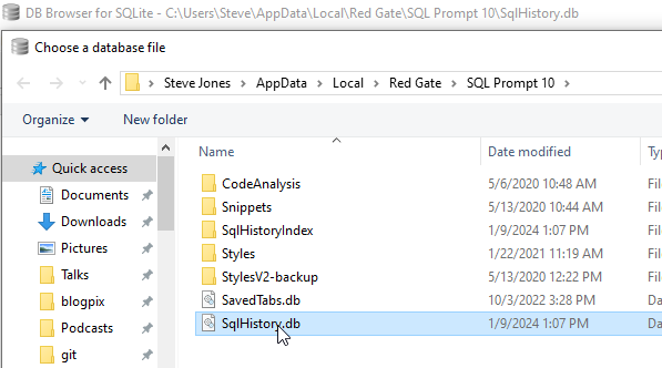 Moving SQL Prompt History to Another Machine | Voice of the DBA
