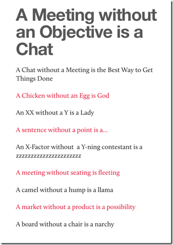 The Book of Redgate: Meetings | Voice of the DBA