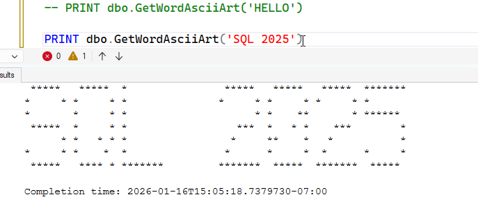 Stupid Things I Did With AI: ASCII Art | Voice of the DBA